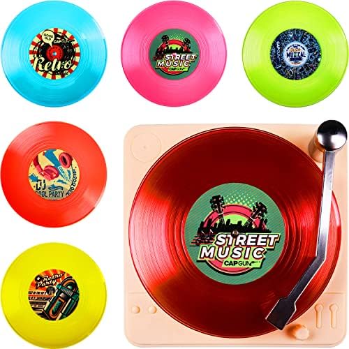 Cap Gun Anti-Skid Vinyl Record Coasters | CI Records & Skates
